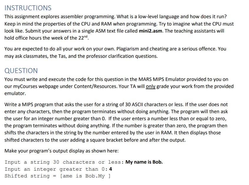 Solved Instructions This Assignment Explores Assembler