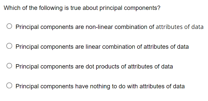 Solved Which of the following is true about principal | Chegg.com