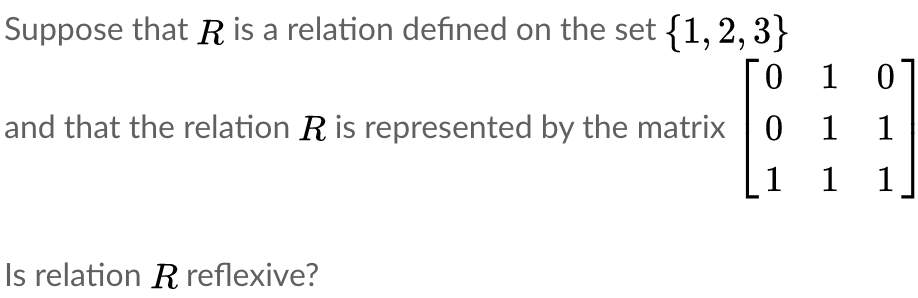 Solved Suppose that R is a relation defined on the set | Chegg.com