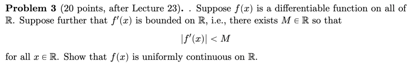 Solved Problem 3 20 Points After Lecture 23 Suppose 