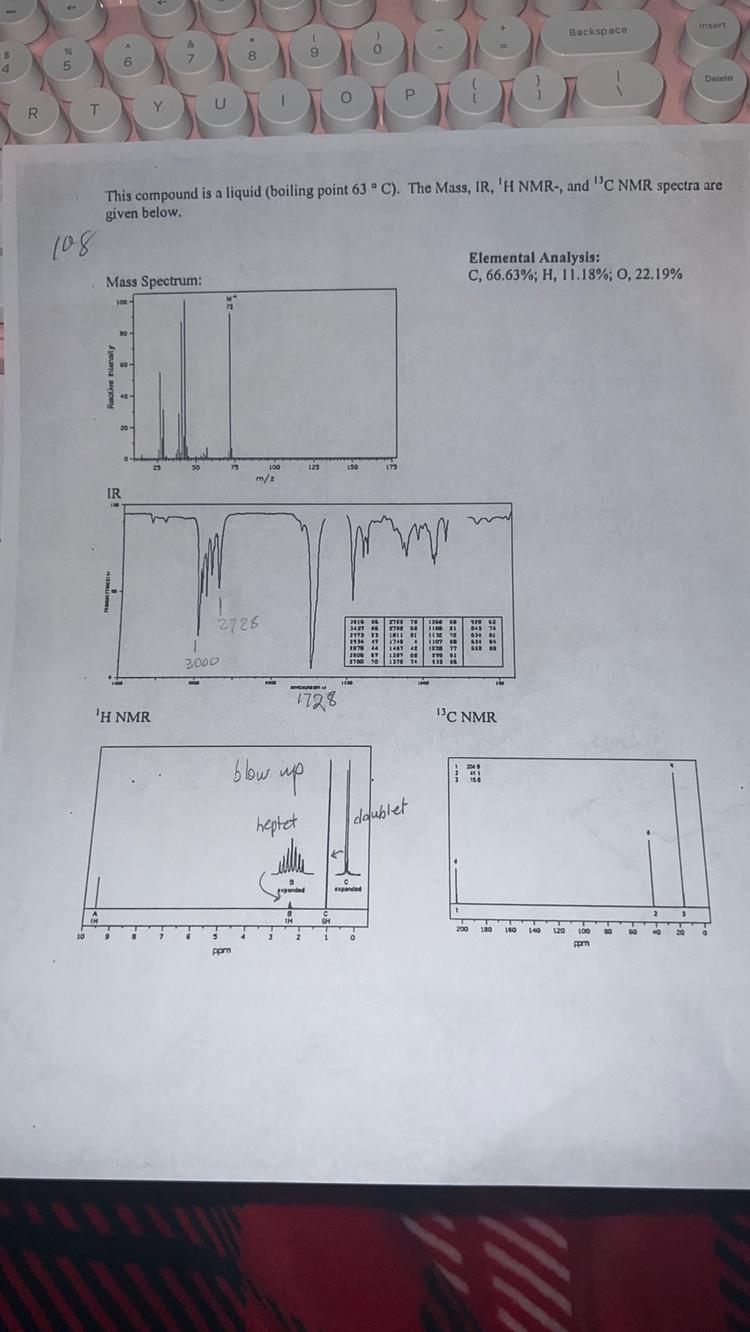 Solved in art Backspace 8 8 4 Dede O Р Y U T R PO This | Chegg.com