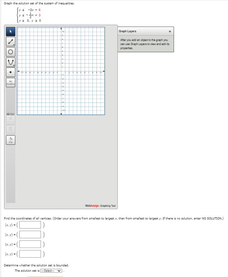 Solved Graph the solution set of the system of inequalities. | Chegg.com