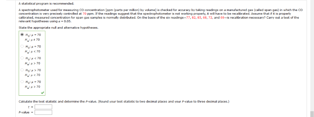 Solved A statistical program is recommended. A random sample | Chegg.com