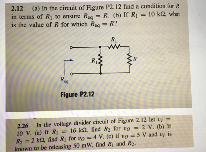 Solved 2.12 (a) In the circuit of Figure P2.12 find a | Chegg.com