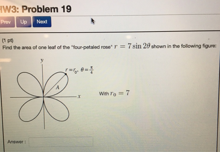Solved (1 pt) A curve with polar equation represents a line. | Chegg.com