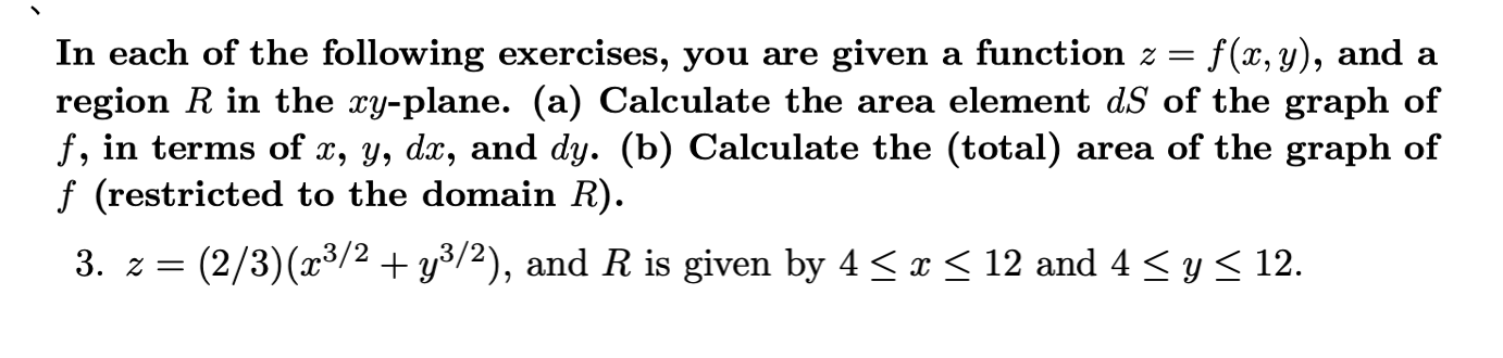 Solved In each of the following exercises, you are given a | Chegg.com