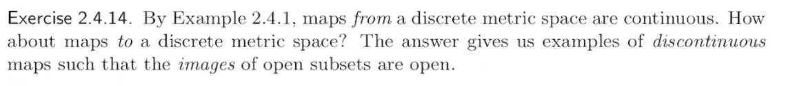 Solved Exercise 2.4.14. By Example 2.4.1, maps from a | Chegg.com
