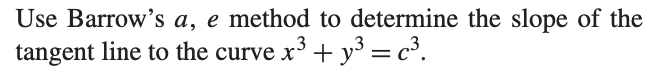 Solved Use Barrow's a,e method to determine the slope of the | Chegg.com