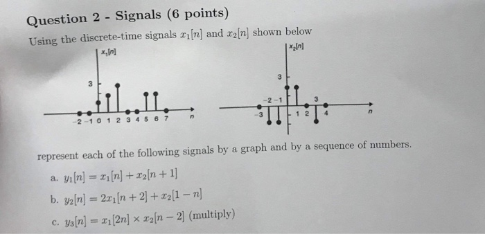 Solved I have an exercise of Signals and Systems. Please | Chegg.com
