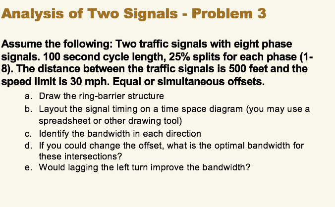 Analysis of Two Signals - Problem 3 Assume the | Chegg.com