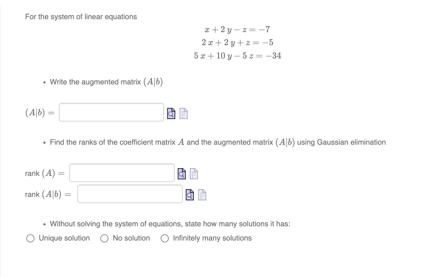 solved-for-the-system-of-linear-equations-chegg
