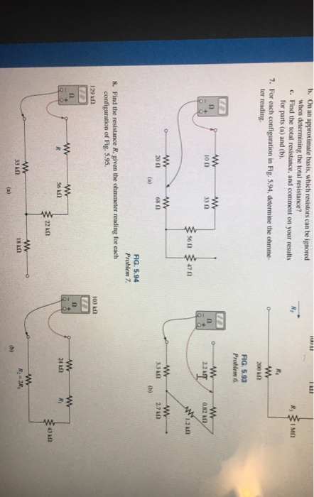Solved b. On an approximate basis, which resistors can be | Chegg.com