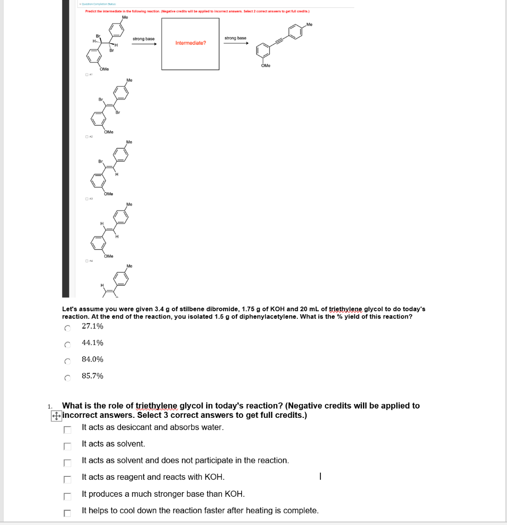 Solved Predict the Intermediate in the following reaction | Chegg.com