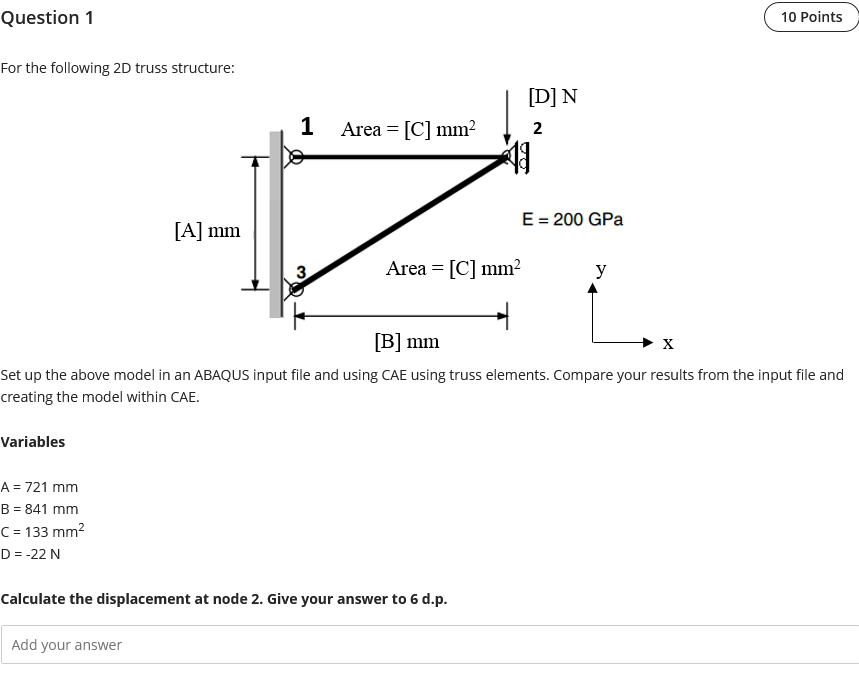 Solved For the following 2D truec ctri irtiıra. Set up the | Chegg.com