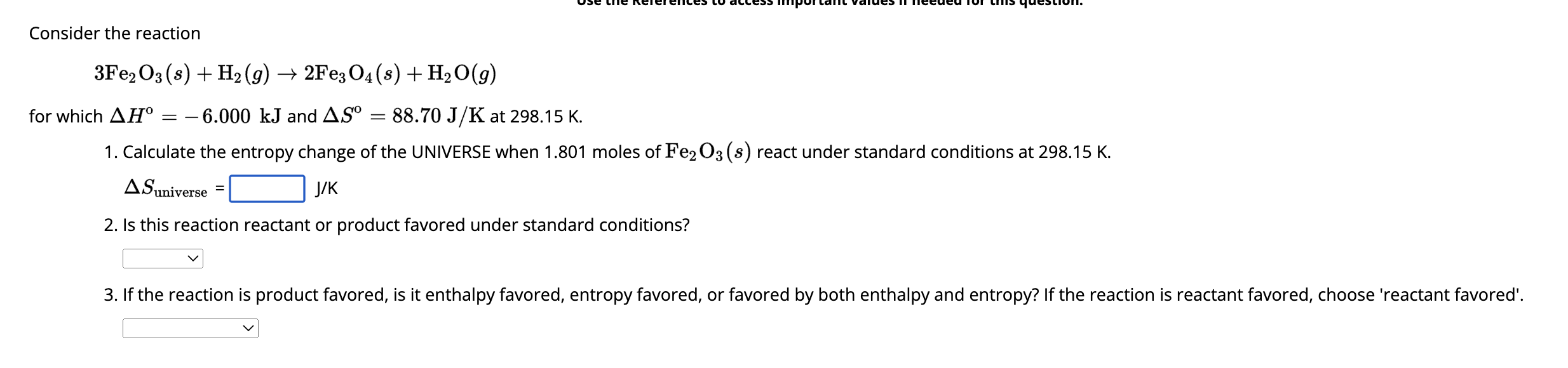 Solved Consider the reaction | Chegg.com