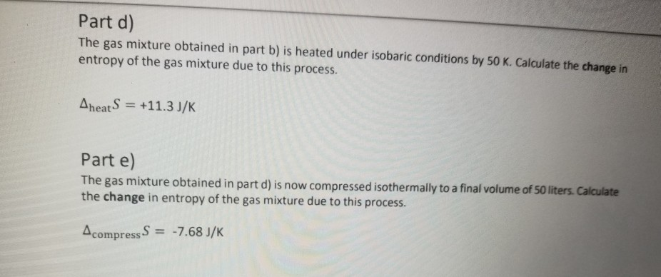 Solved Problem 3 Consider two separate containers: container | Chegg.com