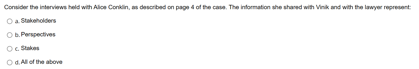 Solved On the surface, the immediate problem facing Karin | Chegg.com