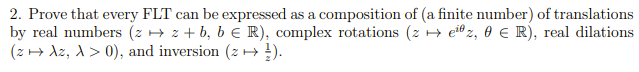 Solved 2. Prove that every FLT can be expressed as a | Chegg.com