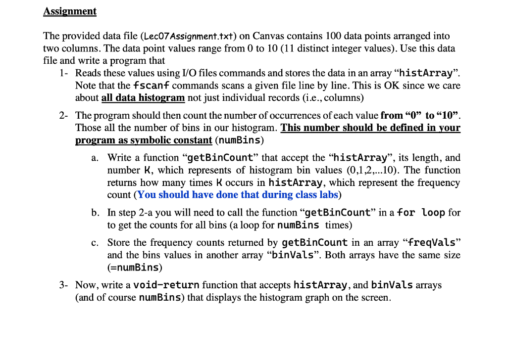 Solved The provided data file (Lec07Assignment.txt) on | Chegg.com