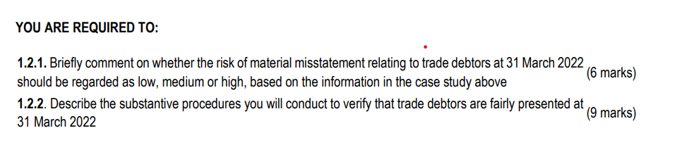 Solved You are a member of the audit team currently engaged | Chegg.com