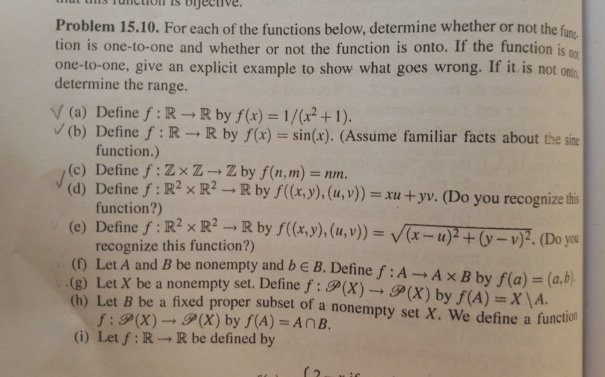 Solved Problem 15.10. For each of the functions below, | Chegg.com