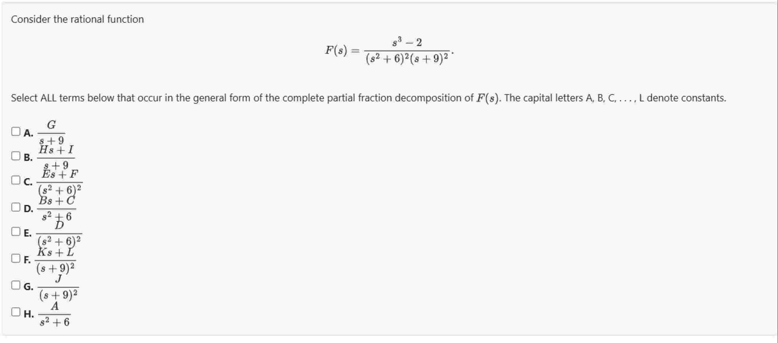 Solved Consider the rational | Chegg.com