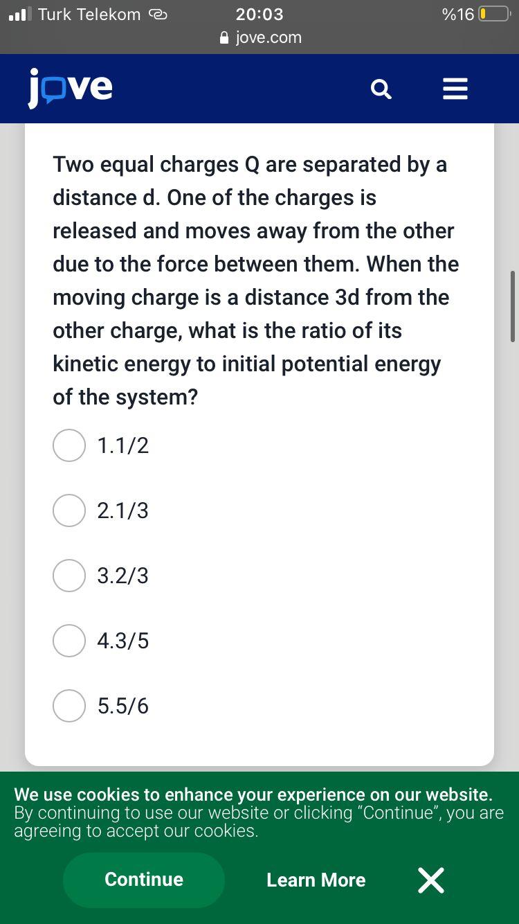 Solved Two equal charges Q are separated by a distance d. | Chegg.com