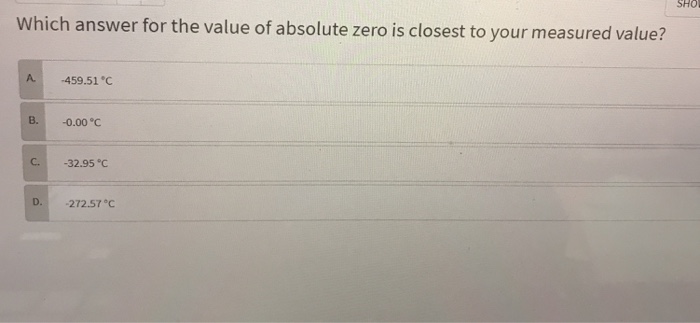 Solved Not sure how to calculate absolute values. Here are | Chegg.com