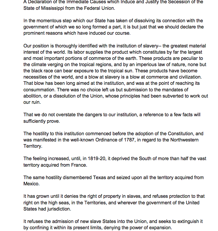 Solved A Declaration of the Immediate Causes which Induce | Chegg.com