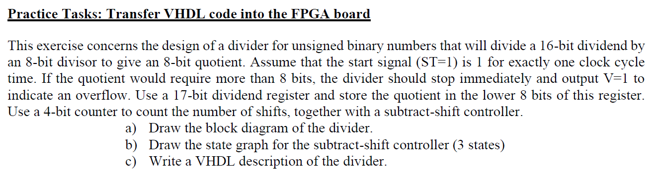 It's simple VHDL coding, please DO NOT give any other | Chegg.com