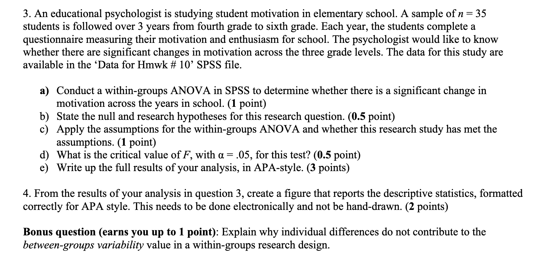 Solved Please show the actual SPSS results in the software, | Chegg.com