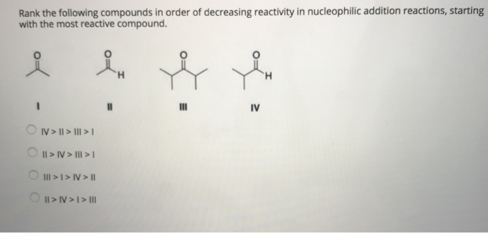 Solved What is the product of the following reaction? NaBH4 | Chegg.com