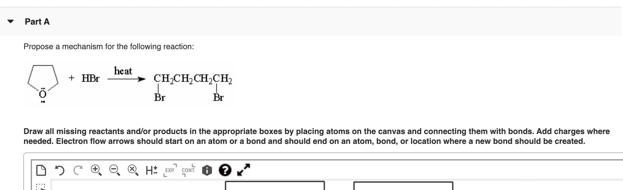 Solved Part A Propose a mechanism for the following | Chegg.com