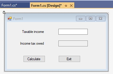 Solved Calculate Income Tax For this project, you'll create | Chegg.com