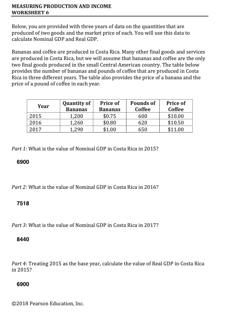 Solved WORKSHEET 6 Below, you are provided with three years | Chegg.com