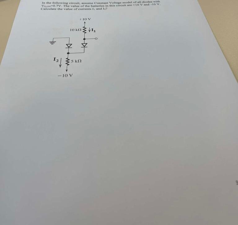 Solved In the foltowing circuit, assume Constant Voltage | Chegg.com