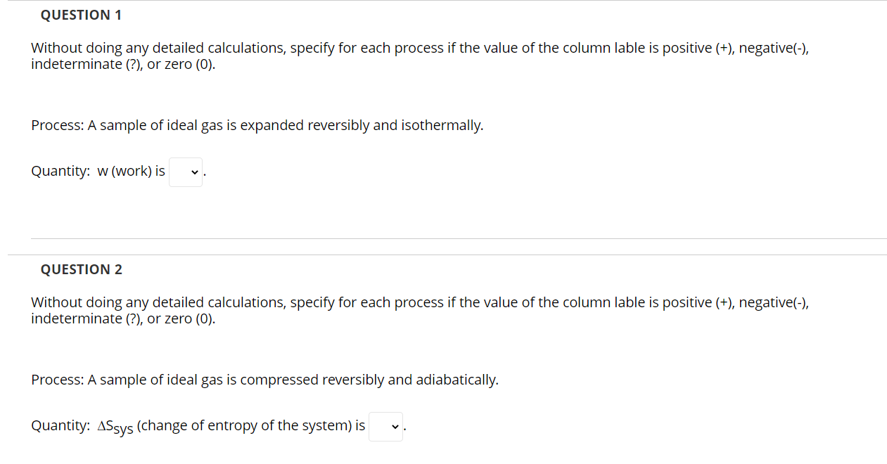 Solved QUESTION 1 Without doing any detailed calculations, | Chegg.com