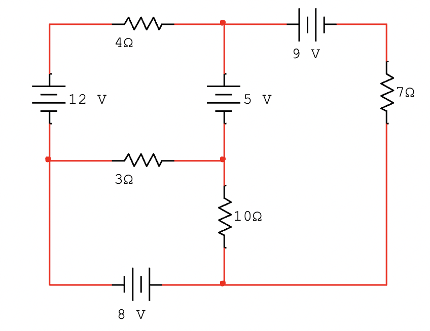 Solved Use Kirchhoff’s rules to solve the circuit. Write | Chegg.com