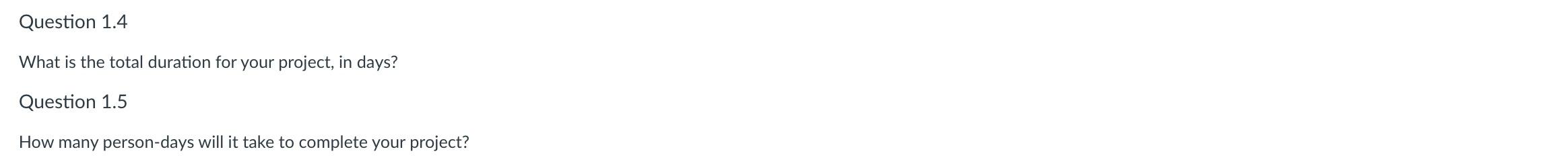 Solved Question 1: Project Planning You are a software | Chegg.com