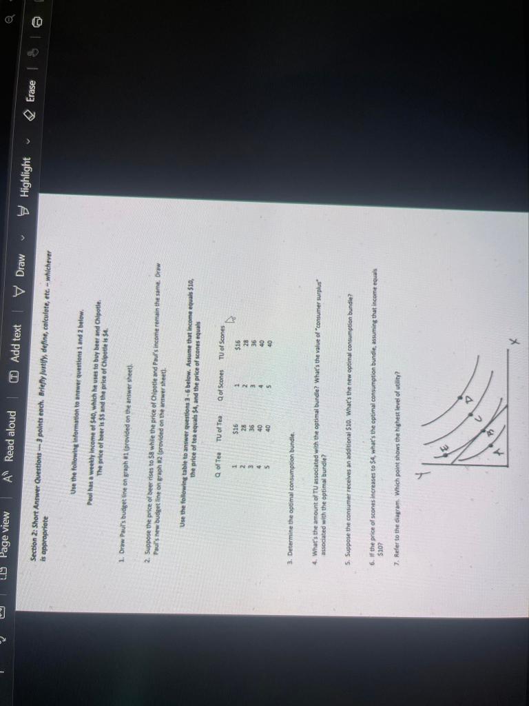 Solved Section 2: Short Answer Questions −3 points ench. | Chegg.com