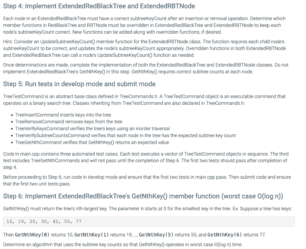 Solved Step 1: Inspect the BSTNode.h and BinarySearchTree.h | Chegg.com
