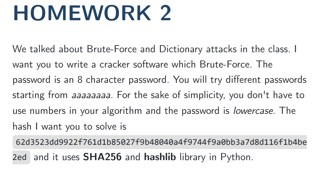 Solved We talked about Brute-Force and Dictionary attacks in | Chegg.com