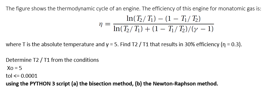 Solved using the PYTHON 3 script (a) the bisection method, | Chegg.com
