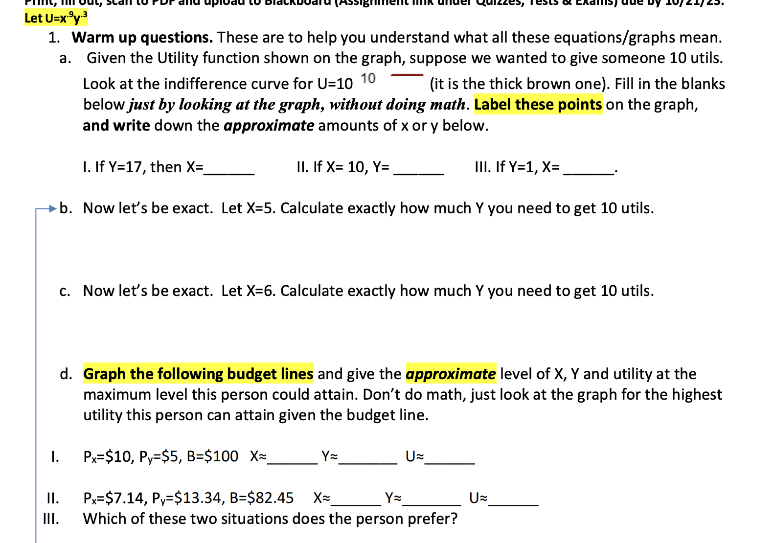 Solved 1. Warm up questions. These are to help you | Chegg.com