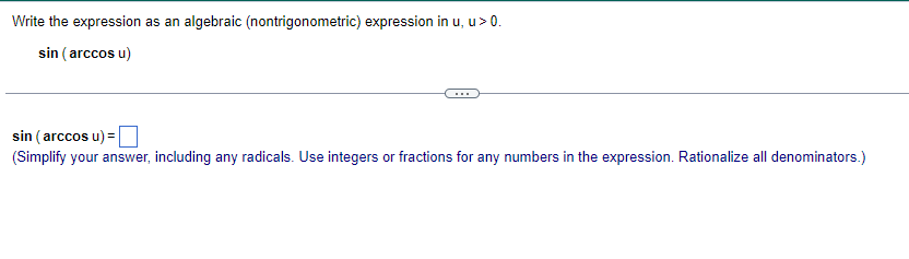 Solved Write the expression as an algebraic | Chegg.com
