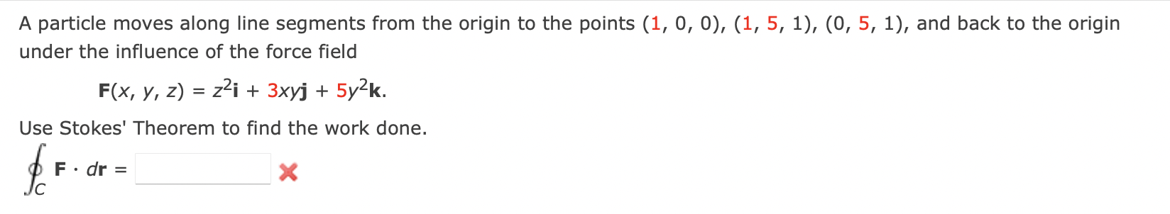 Solved A Particle Moves Along Line Segments From The Origin