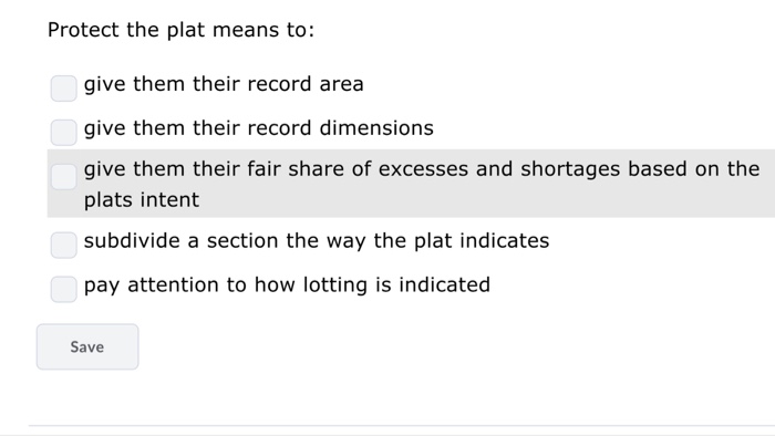 Solved Protect the plat means to: give them their record | Chegg.com