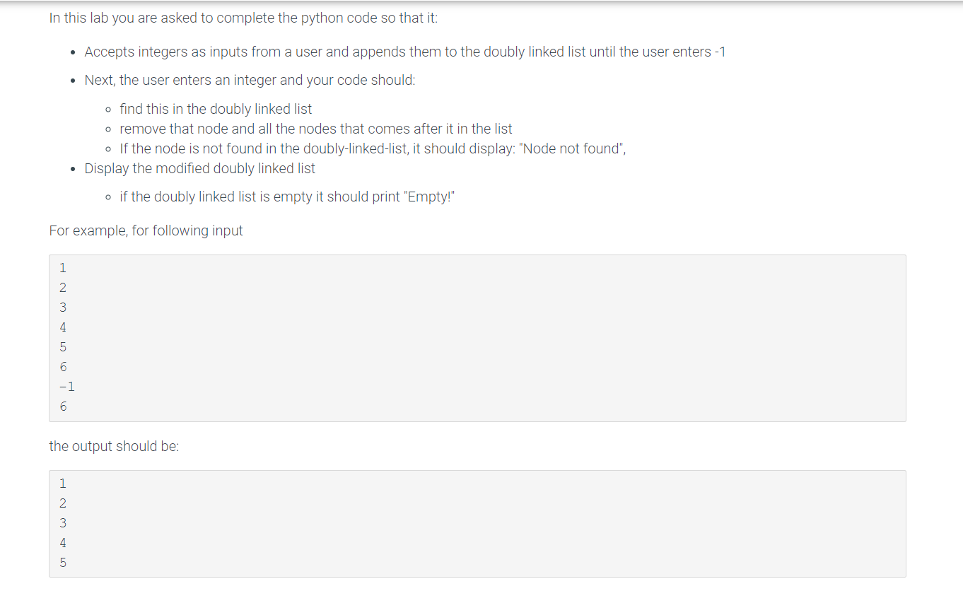 Solved In this lab you are asked to complete the python code | Chegg.com