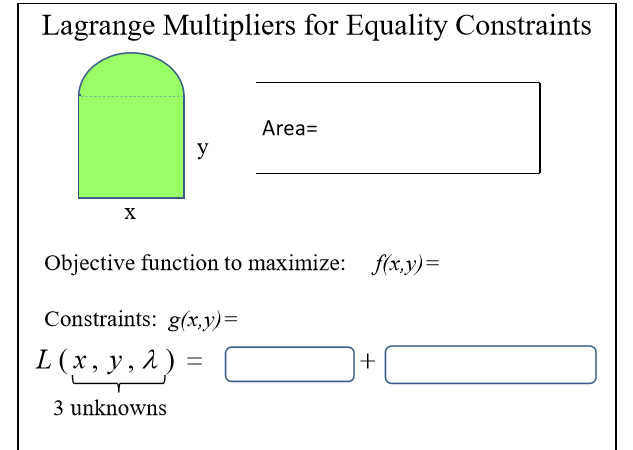 Solved Maximize area of 100m^2 using lagrange multiplier for | Chegg.com