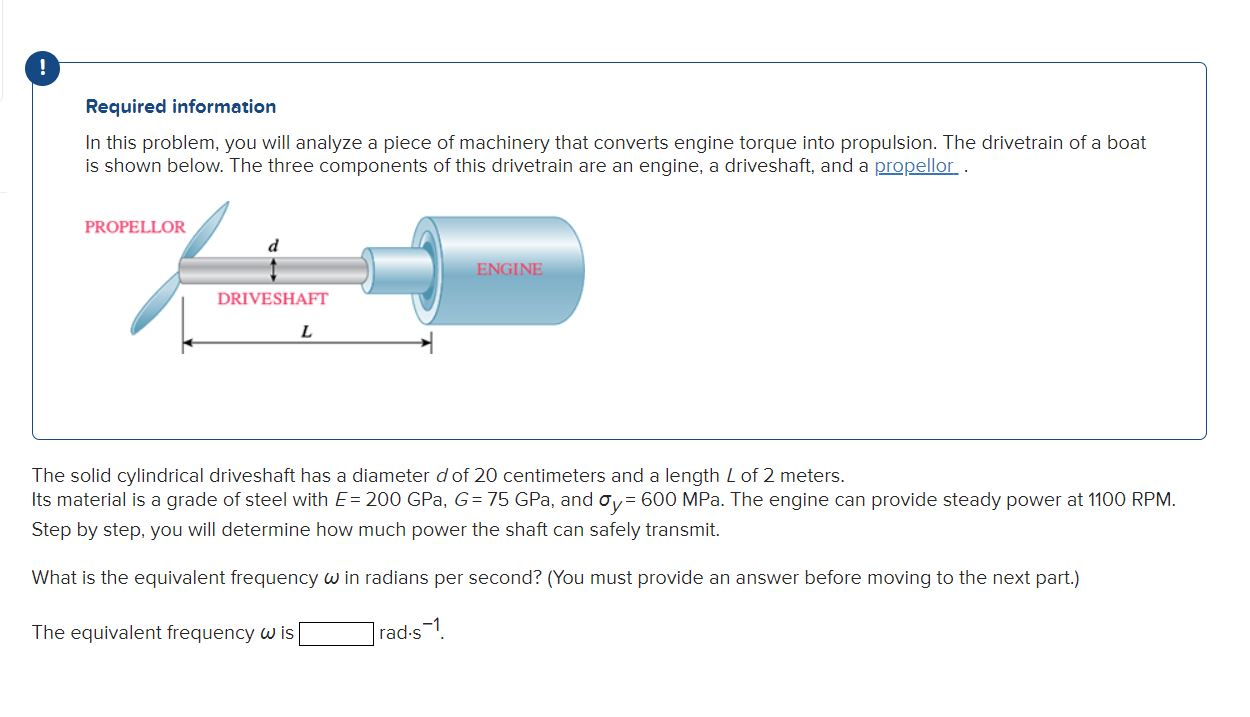 Solved Required information In this problem, you will | Chegg.com